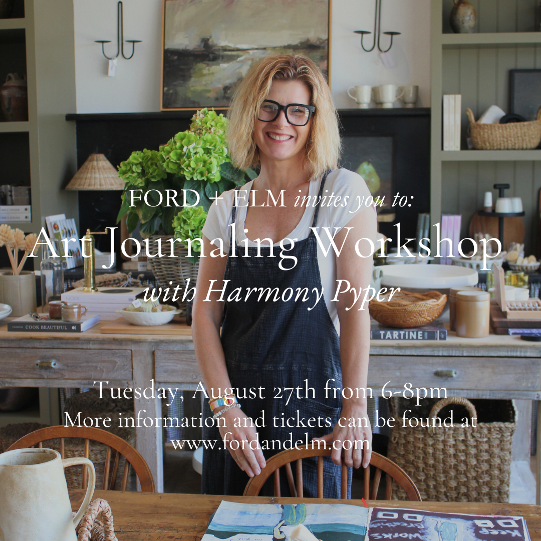 Art Journaling Workshop with Harmony Pyper - August 27, 2024 | FORD + ELM
